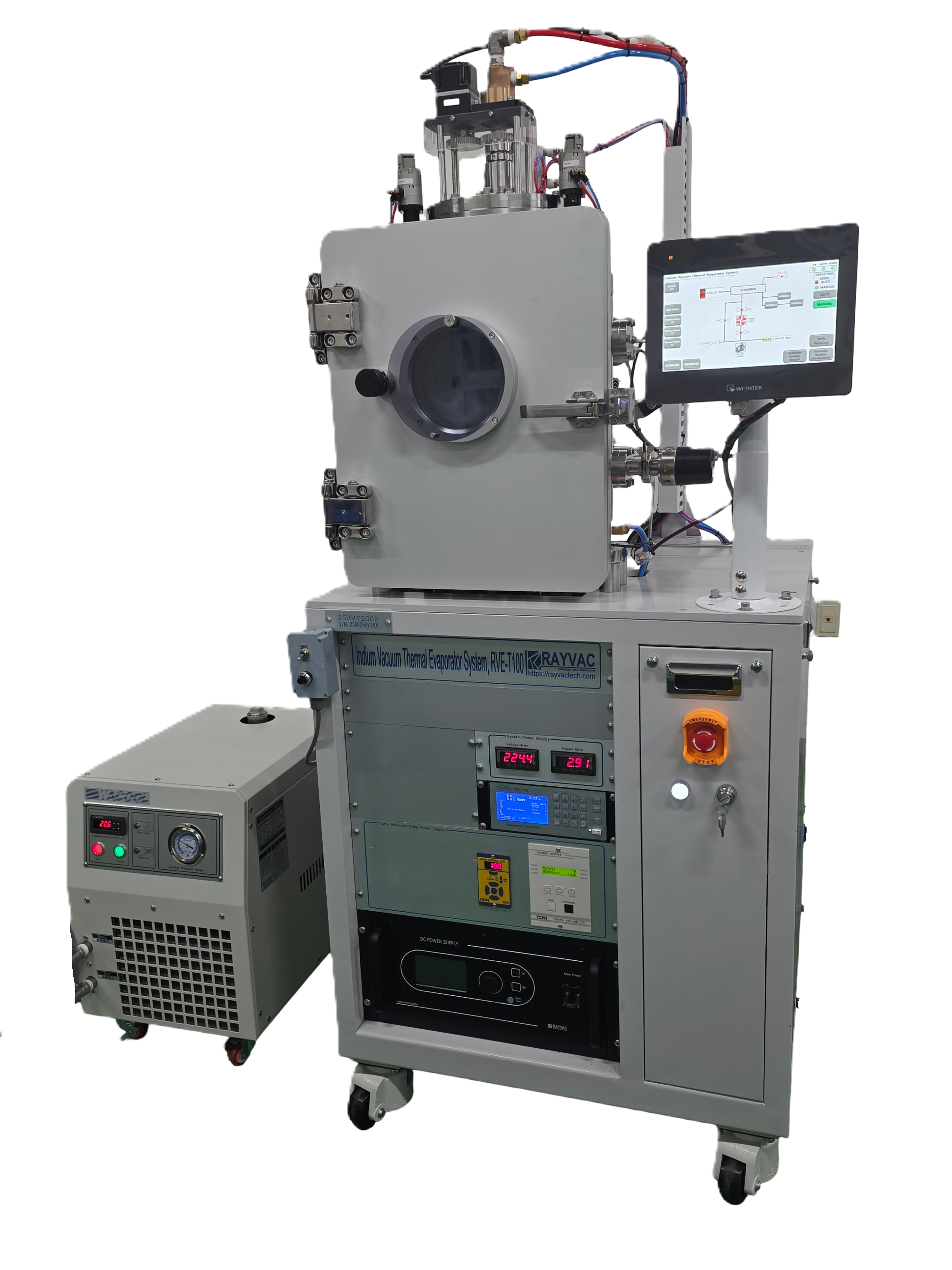 Indium evaporator system